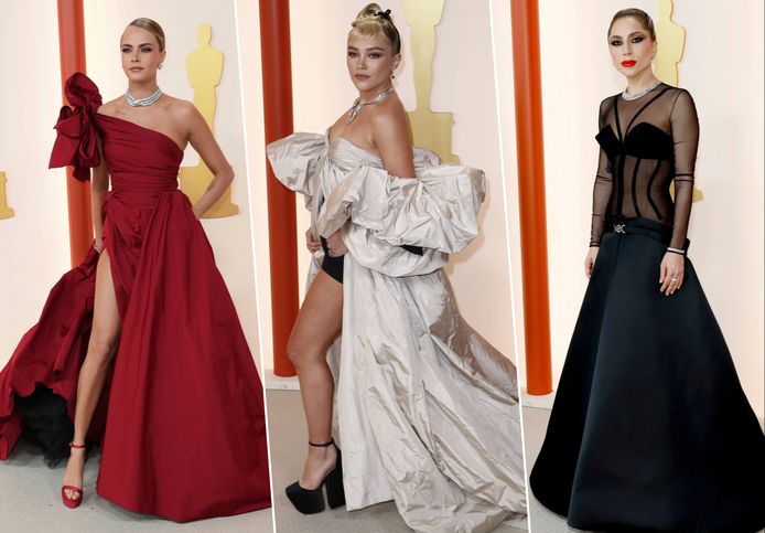 IN BEELD. Dit waren de leukste én gekste jurken op de ‘champagnekleurige’ loper van de Oscars ...