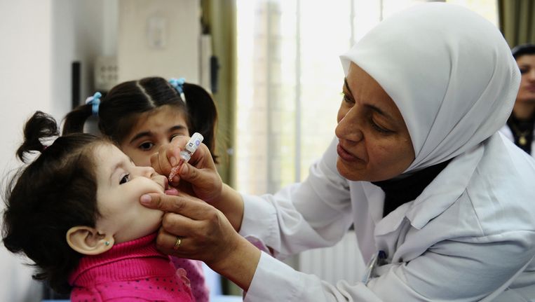 'Polio-uitbraak Syrië gevaarlijk voor Europa' | De Volkskrant