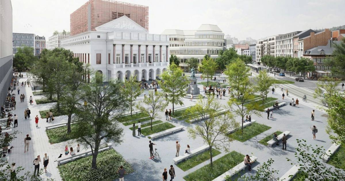 Le futur piétonnier du centre de Liège se dévoile: les travaux dureront ...