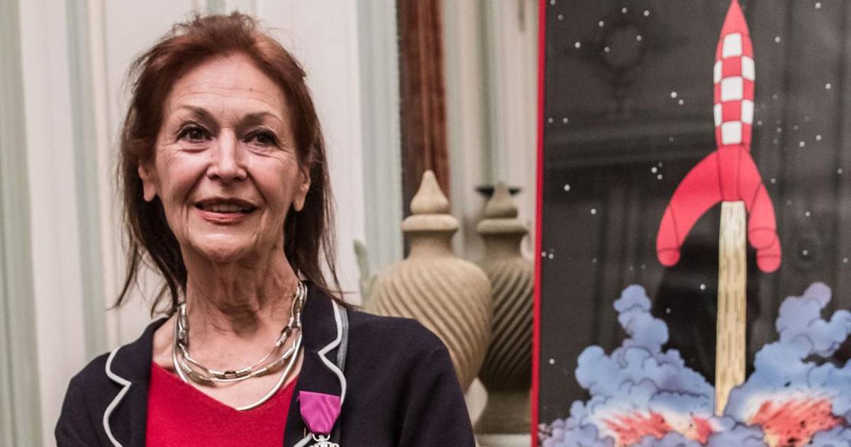 Fanny Rodwell, veuve de Hergé, décorée de l'Ordre de Léopold | Belgique ...