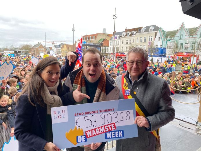 Brugs burgemeester komt zélf met een cheque: “We hebben het ingezamelde ...