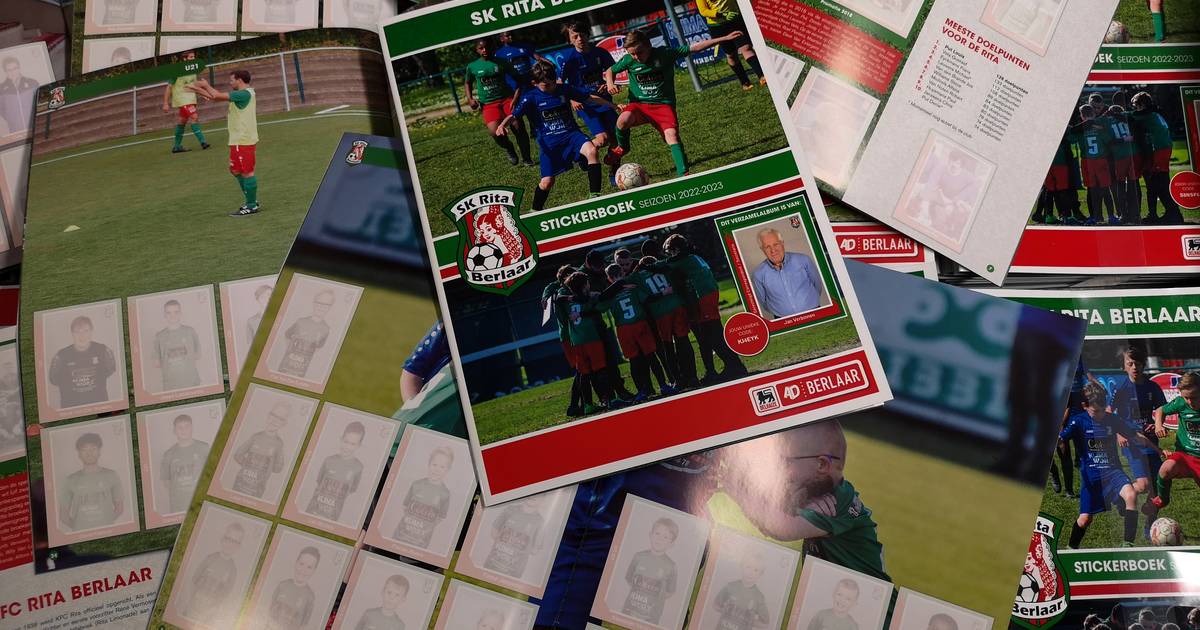 SK Rita Berlaar brengt eigen stickerboek uit: “Deze keer verzamel je ...