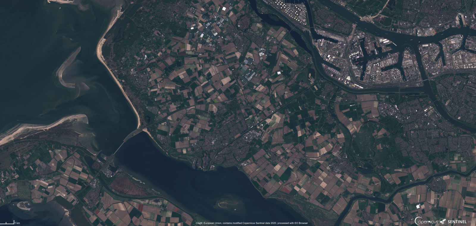 Bijzondere satellietbeelden van Rotterdamse regio dankzij schonere ...