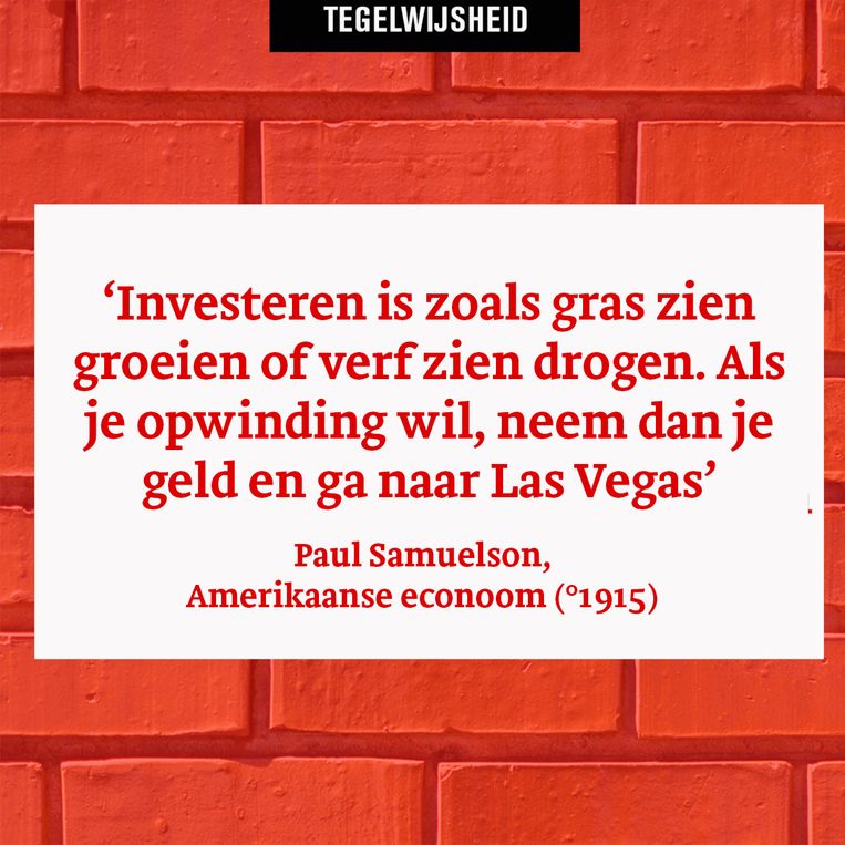Tegelwijsheid: Paul Samuelson | Humo