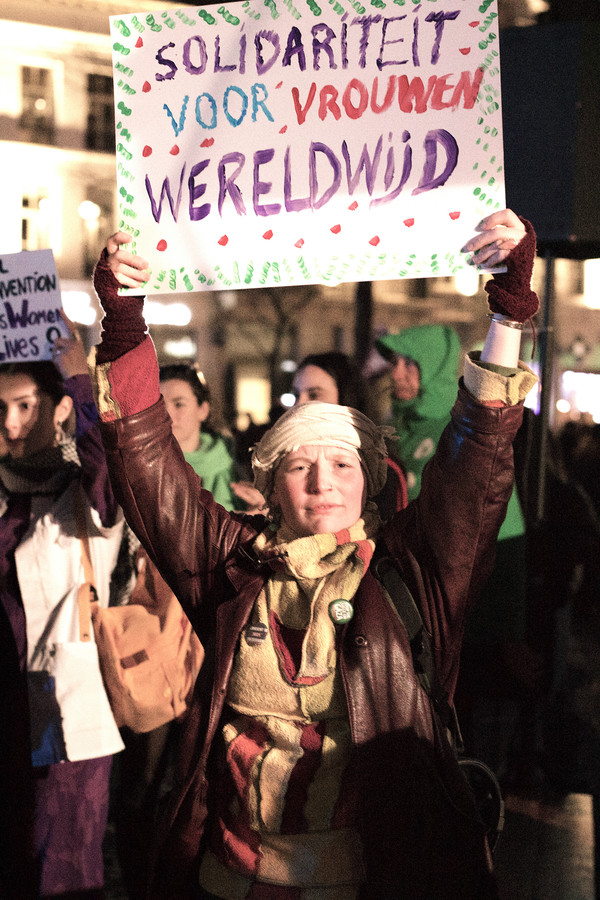 1.600 protesteerders kwamen samen in de Gentse binnenstad voor ...