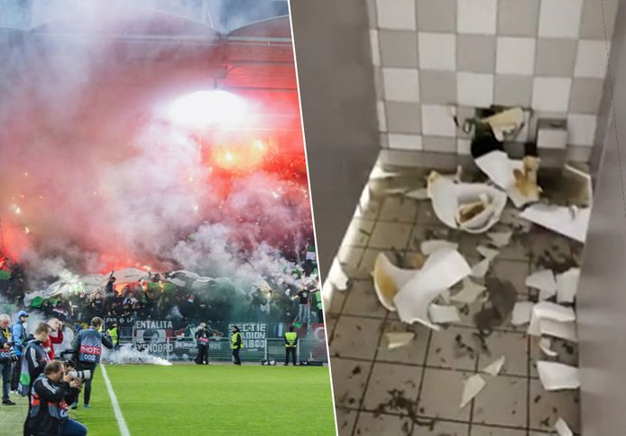 Feyenoord-fans misdragen zich andermaal: hooligans richten ware ravage ...