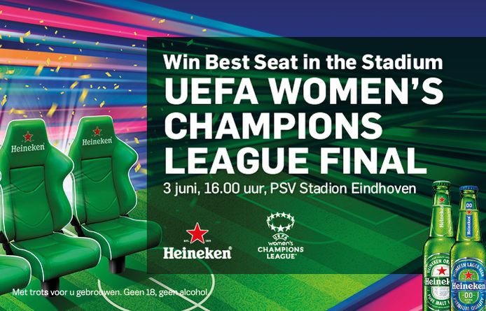 Win Best Seat in the Stadium voor de UEFA Women's Champions League ...