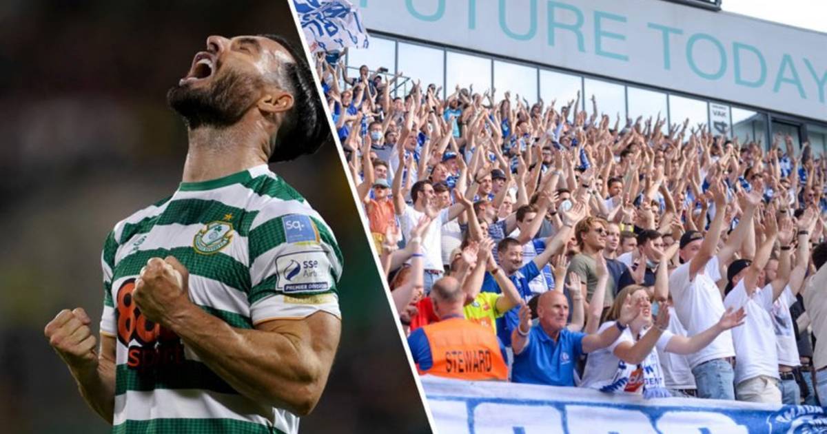1.000 Ierse Shamrock Rovers-fans zakken donderdag af naar Gent voor ...