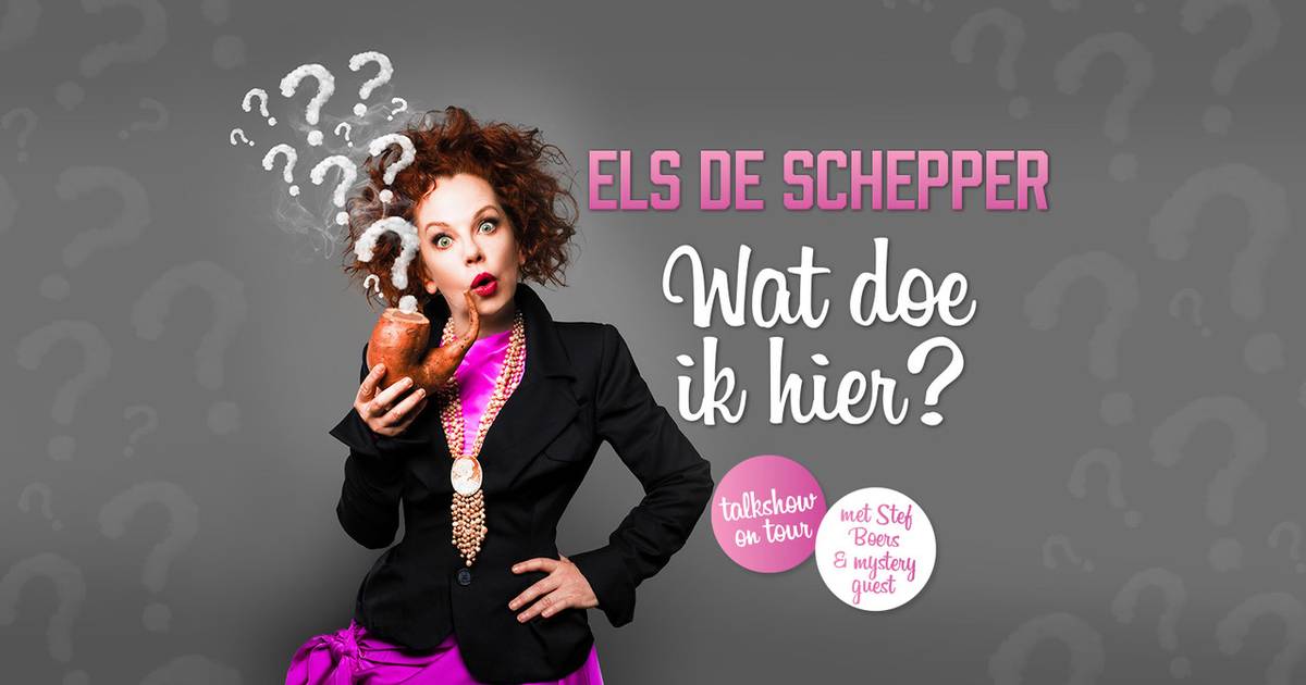 Els De Schepper komt met nieuwe tournée en mysterieuze gast naar ...