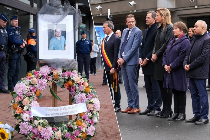 Politie Brussel Noord herdenkt agent (29) die precies jaar geleden ...