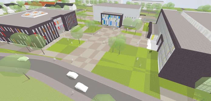 Bouw van Topmavo Alphen bereikt hoogste punt | Alphen | AD.nl