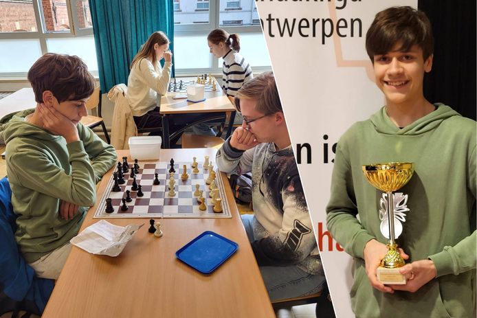Pieter-Jan (15) wint kampioenschap schaakclub KSK Colle: “Jongste ...