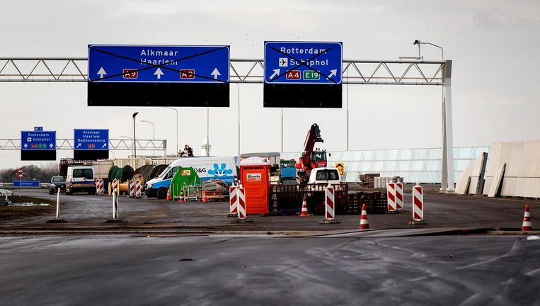 Laatste weekend met hinder omlegging A9 | Het Parool