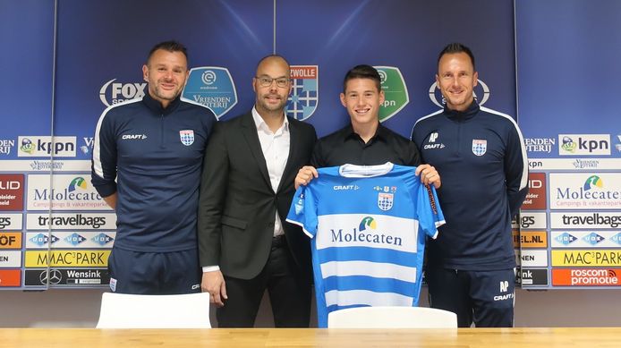 Quispel tekent eerste profcontract bij PEC Zwolle | PEC Zwolle | destentor.nl