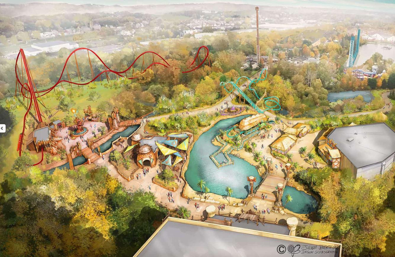 De eerste beelden: Walibi krijgt grootste en snelste achtbaan van ...