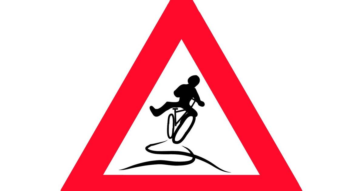 Nieuw bord: fietsers, slipgevaar! | Binnenland | AD.nl