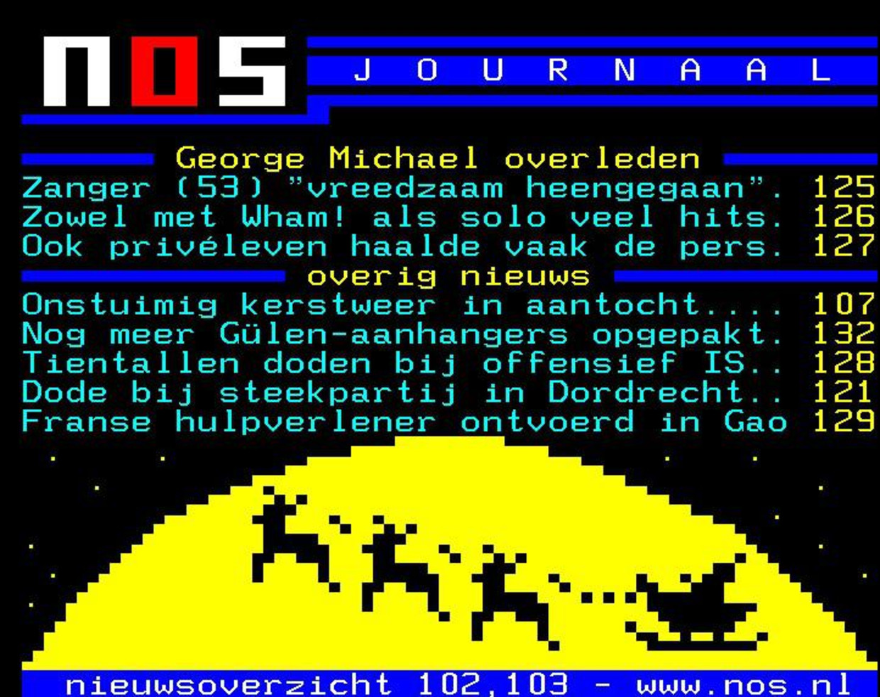 Teletekst is retro maar nog altijd springlevend | De Volkskrant