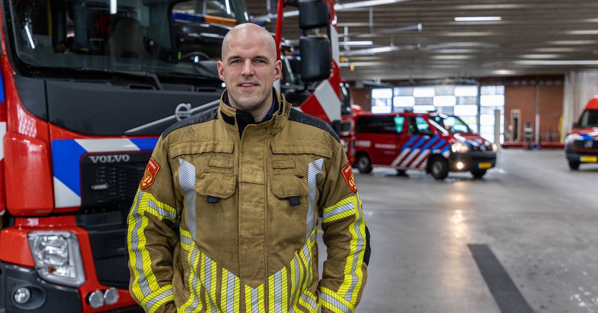 Brandweerman Richard maakt overuren met stormen Eunice en Franklin ...