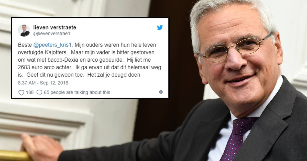 Lieven Verstraete excuseert zich voor uithaal naar Kris Peeters: "Ik ga ...