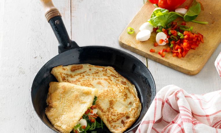 Makkelijk én lekker: recept voor hartige pannenkoeken | Libelle