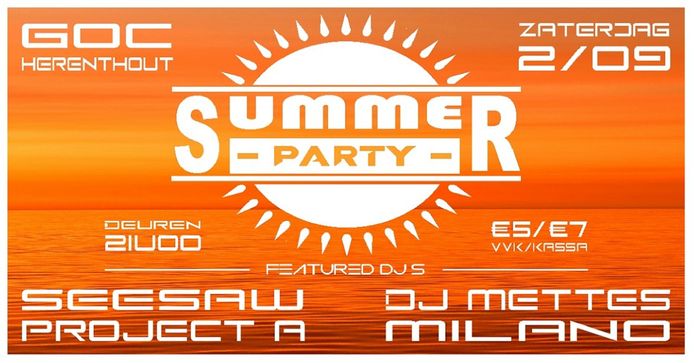 Peer Stoet presenteert Summer Party in GOC Ter Voncke | Herenthout | hln.be