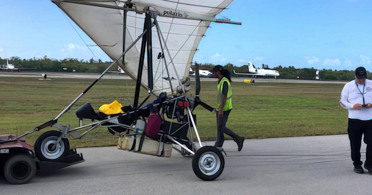 Cubaanse migranten maken oversteek naar Florida in ultralight ...