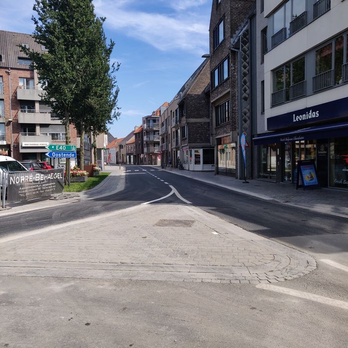 Centrum Gistel opnieuw toegankelijk met de wagen: wegenwerken ten einde ...