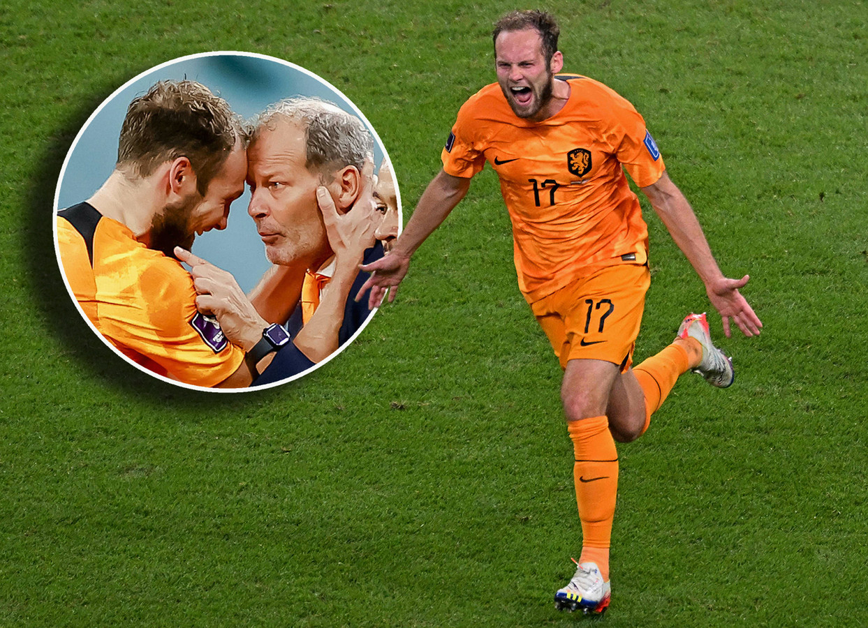 Daley Blind geniet van vader-zoon-momentje na goal tegen VS: ‘Hij wilde ...