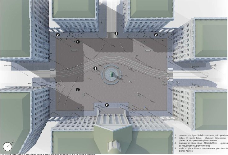 Voici la future place Royale de Bruxelles: “85% de la surface sera ...