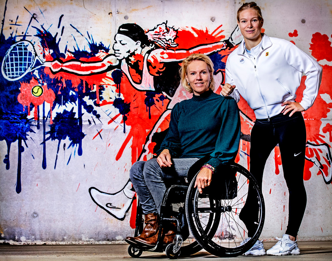 Esther Vergeer droeg jarenlang het rolstoeltennis, Diede de Groot doet ...