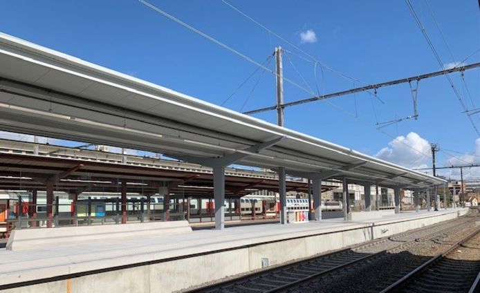 Eerste perrons van station Hasselt volledig gerenoveerd | Hasselt | hln.be