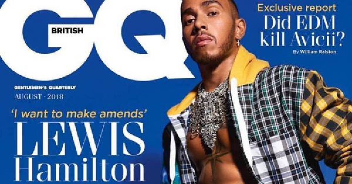 Lewis Hamilton in kilt op cover GQ | Show | tubantia.nl