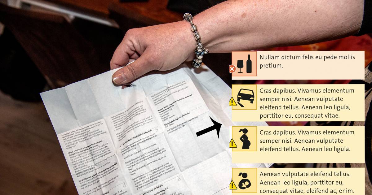 Zo gaat de nieuwe bijsluiter ‘voor dummies’ eruit zien: simpel met ...