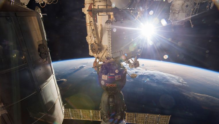 Noordwijk krijgt eerste ruimtehanddruk van ISS | De Volkskrant