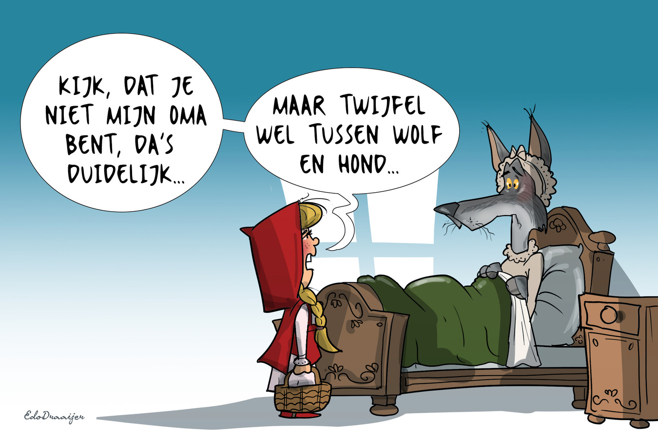 CARTOON | Eend haalt zijn verhaal | Foto | destentor.nl
