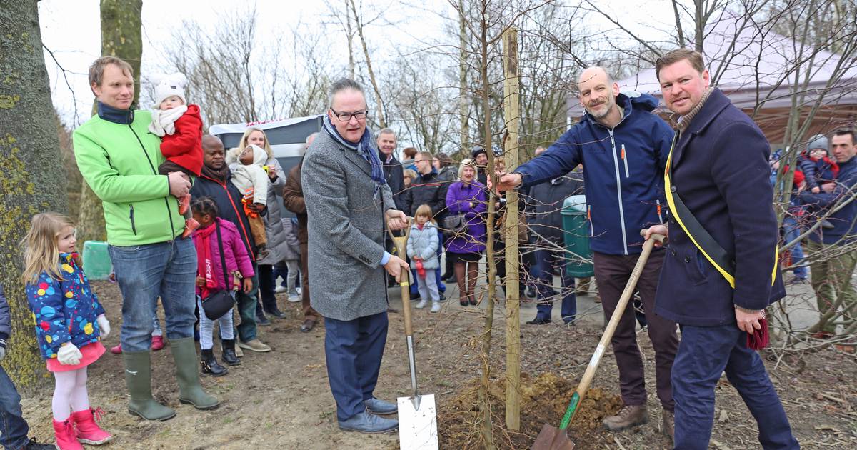 Nieuwe geboortelaan langs Kouter ingehuldigd | Merchtem | hln.be