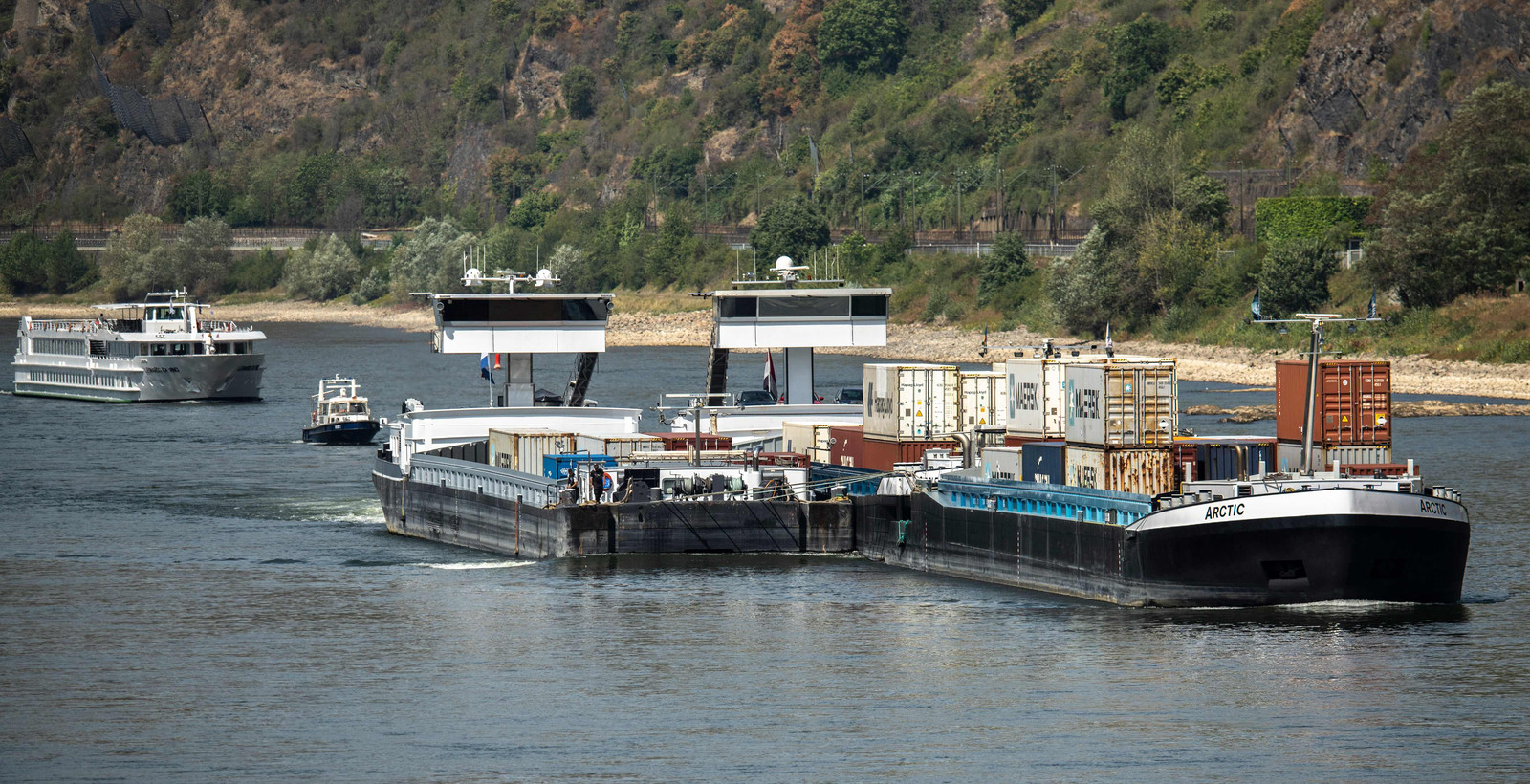 Waterstand van Rijn in Duitsland flink gestegen | Foto | hln.be