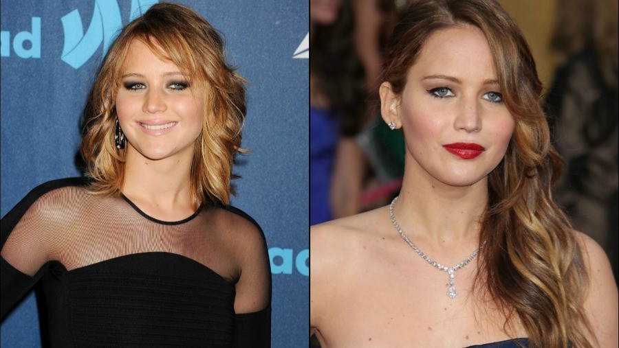 Jennifer Lawrence zet schaar in lange lokken | Foto | AD.nl