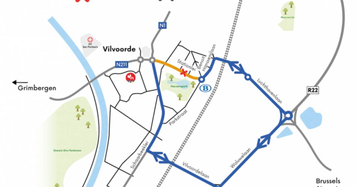 Nieuwe omleiding door centrum: Schaarbeeklei weer open, Stationlei drie ...