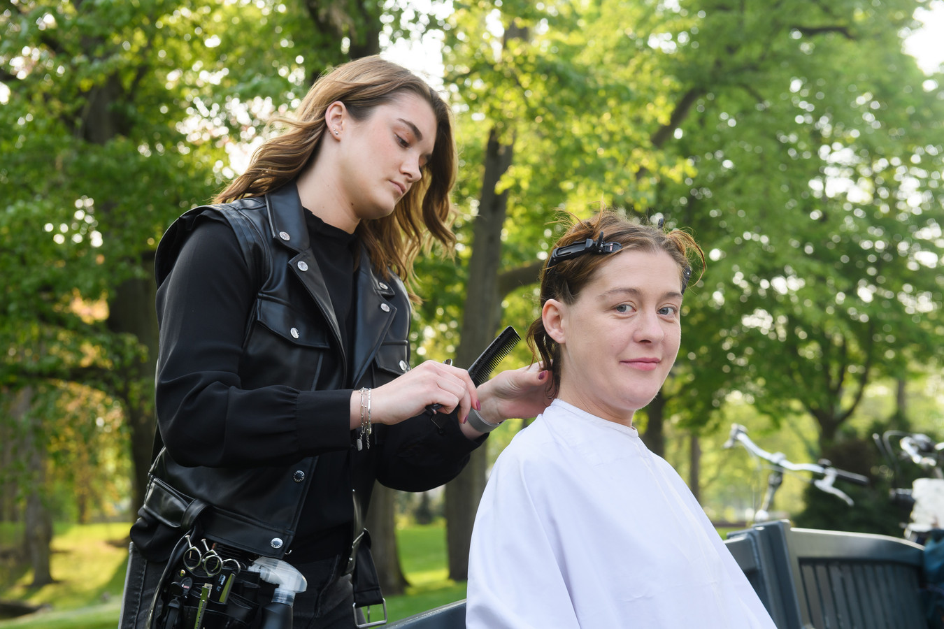 Daklozen knippen in het Valkenberg: ‘Je voelt wel dat je ineens aan de ...