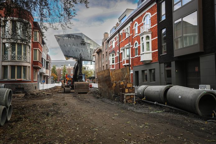 IN BEELD. Werken in Hasseltse Toekomststraat vangen aan | Hasselt | hln.be