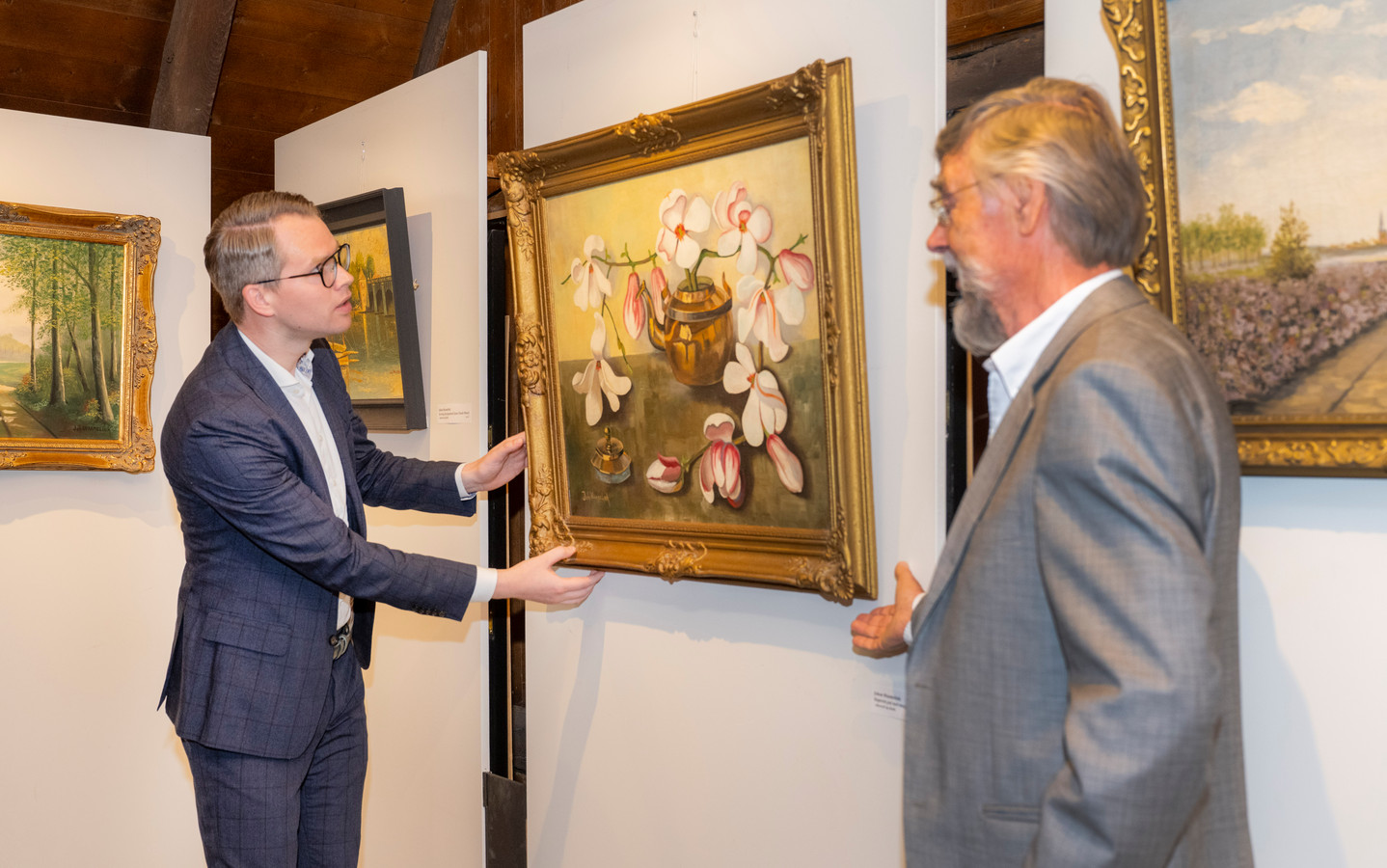 Van huisschilder tot kunstschilder: Johan en Jan Waamelink | Foto | AD.nl