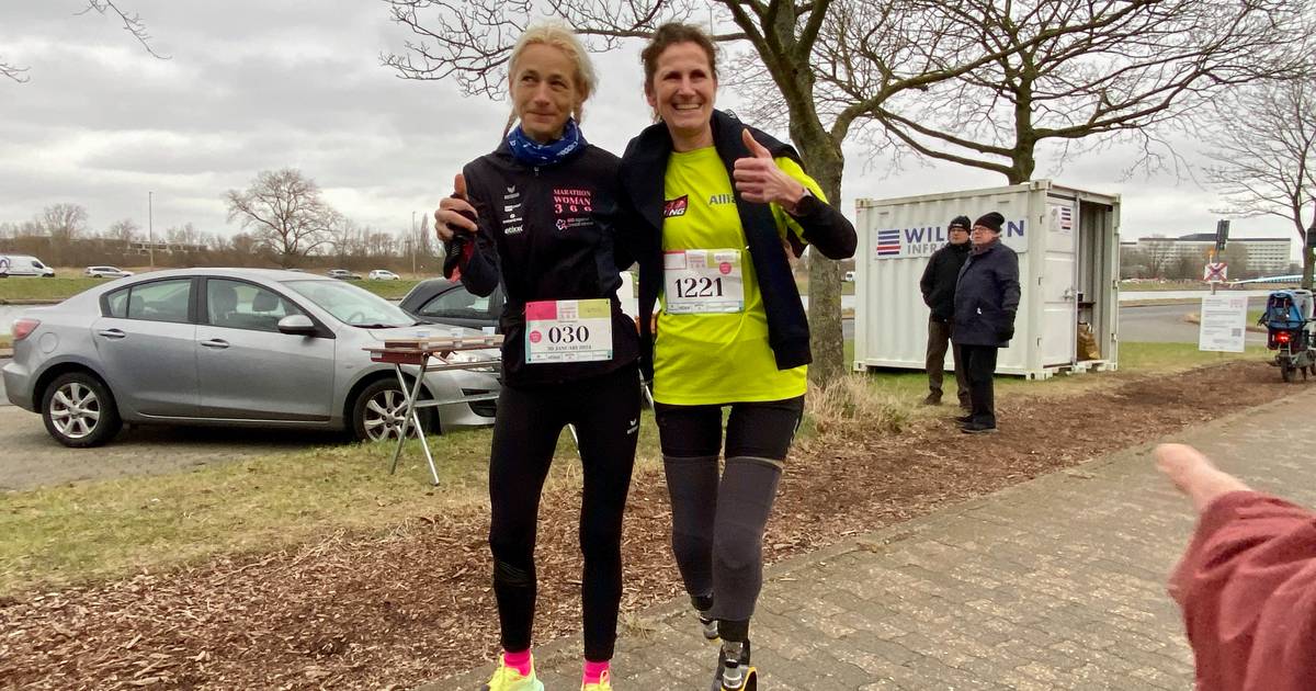 Krista Bracke loopt een marathon in stukken om aandacht te vestigen op ...