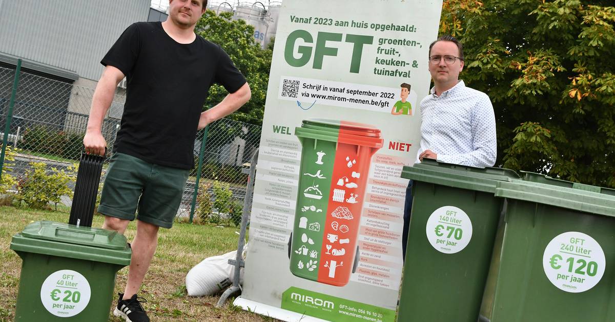 Al 2.800 gezinnen kiezen voor GFT bij Mirom Menen: “We mikken op 10.000 ...