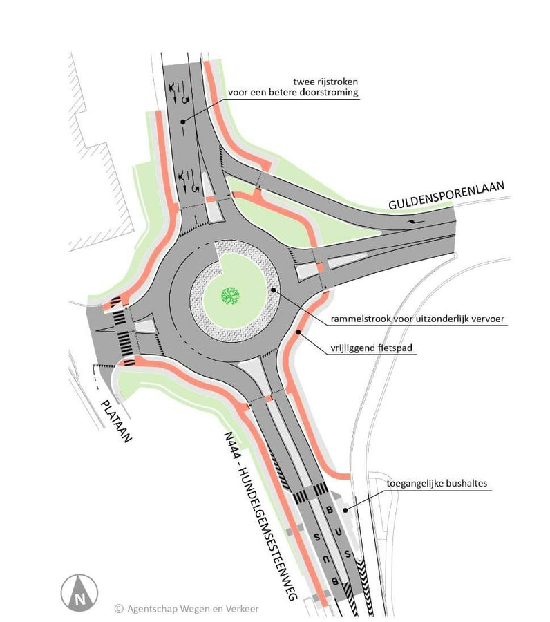 Nieuwe turborotonde moet verkeer vlotter en veiliger maken op ...