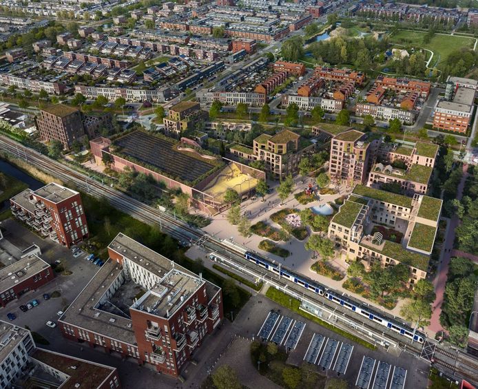 Bouw 330 woningen naast station Pijnacker Zuid begint in 2023 | Delft ...