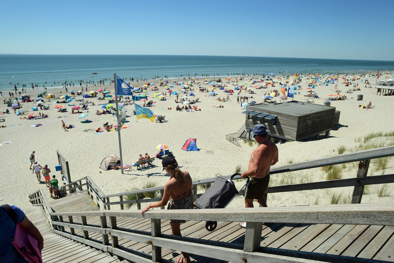 Paviljoenhouders hebben ontheffing voor rijden op het Schouwse strand ...