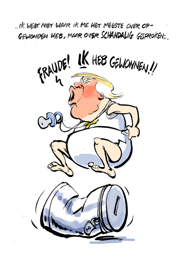 Trouw-tekenaar Tom Janssen is jarig, een interview in vijf cartoons