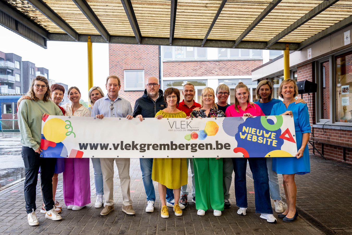 Nieuw logo voor Vrije Lagere en Kleuterschool VLEK | Foto | hln.be
