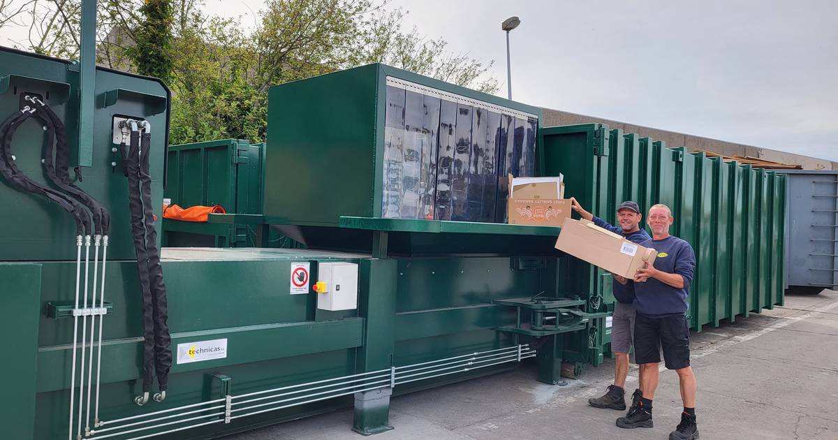 IVVO en Stad Ieper investeren in een perscontainer voor papier en ...